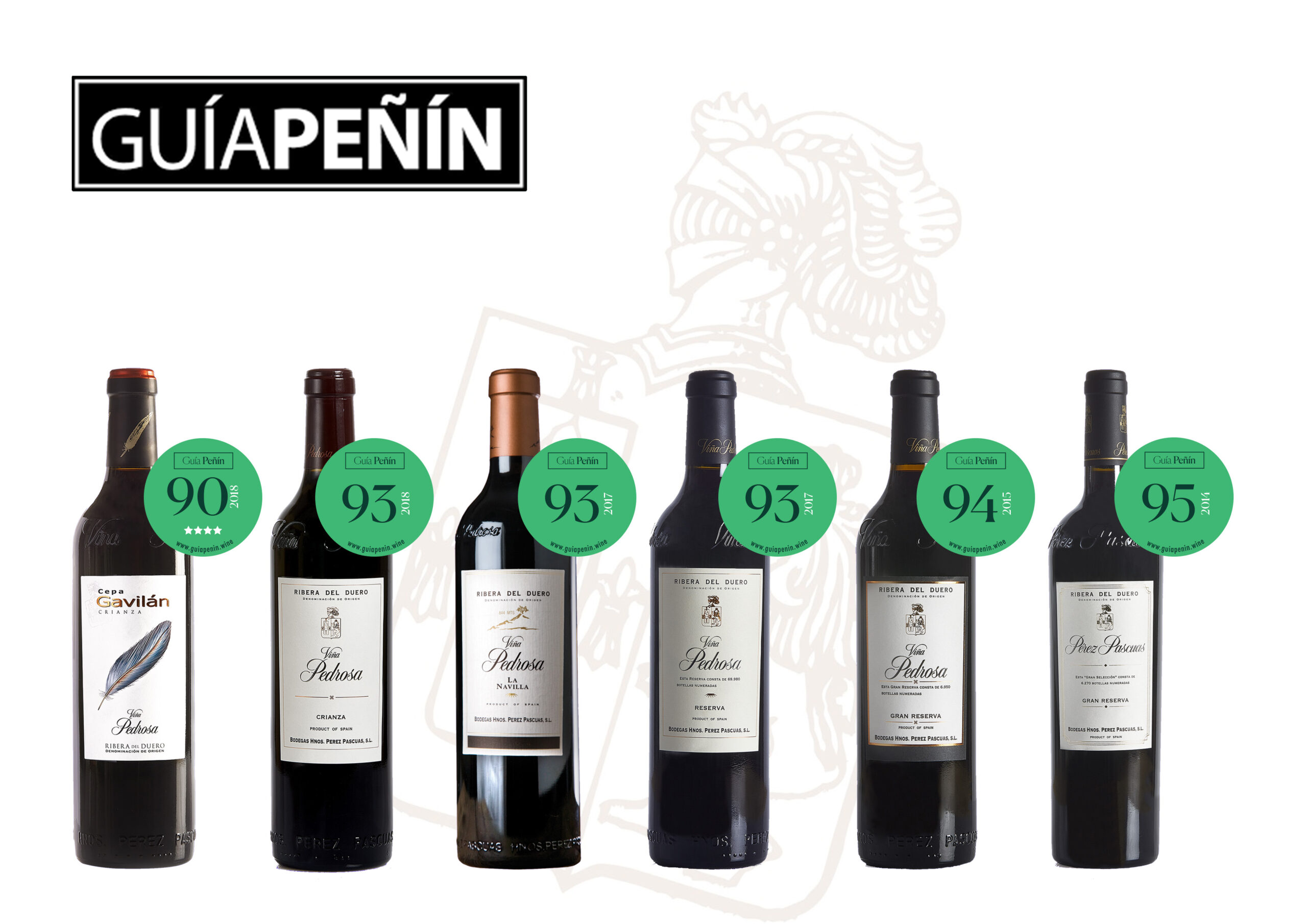 Guía Peñín, Vinos de España, 2021 | Puntuaciones Viña Pedrosa
